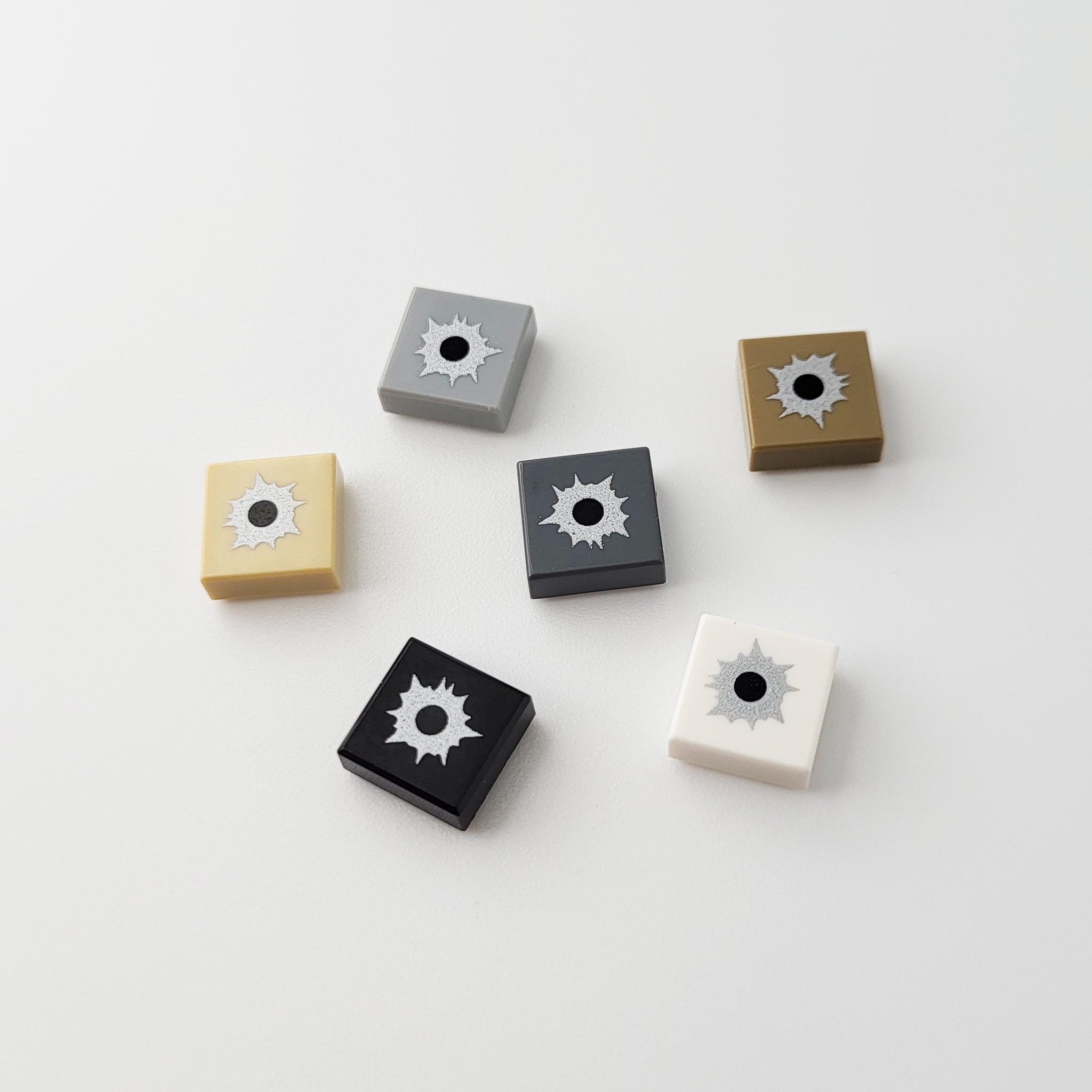 Bullet Hole 1x1 Tile – BlackfinBricks