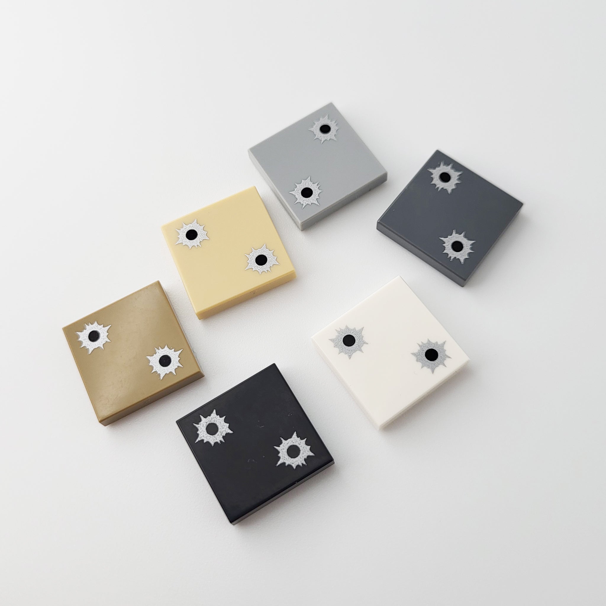 Bullet Hole 2x2 Tile – BlackfinBricks